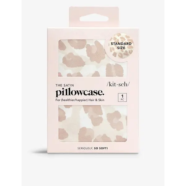 KITSCH Print Satin Pillowcase 66cm X 48cm