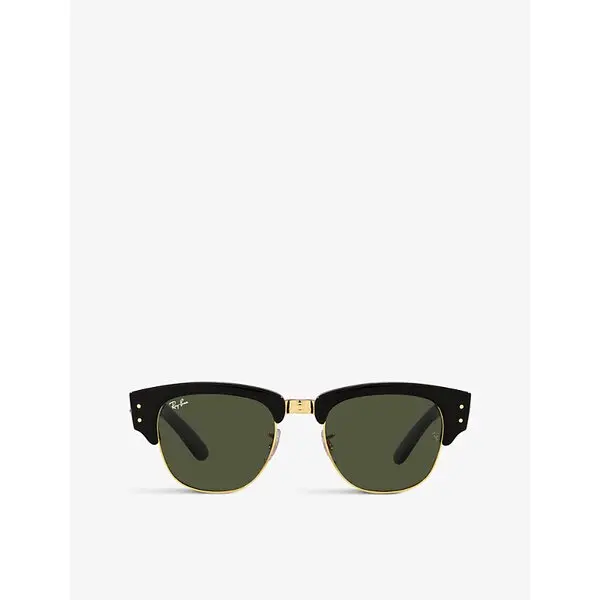 Ray-ban Mega Clubmaster Square Acetate Sunglasses - Black