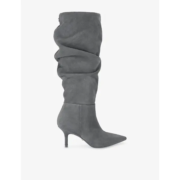 Carvela Spirit Slouch Suede Heeled Knee-high Boots