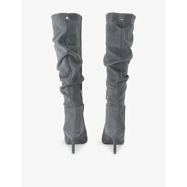 Carvela Spirit Slouch Suede Heeled Knee-high Boots