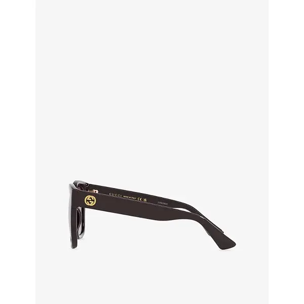Gucci Rectangle-frame Injected Sunglasses