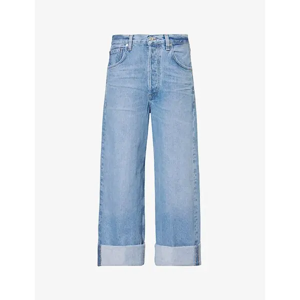 Citizens Of Humanity Ayla Baggy Wide-leg High-rise Jeans - Gemini