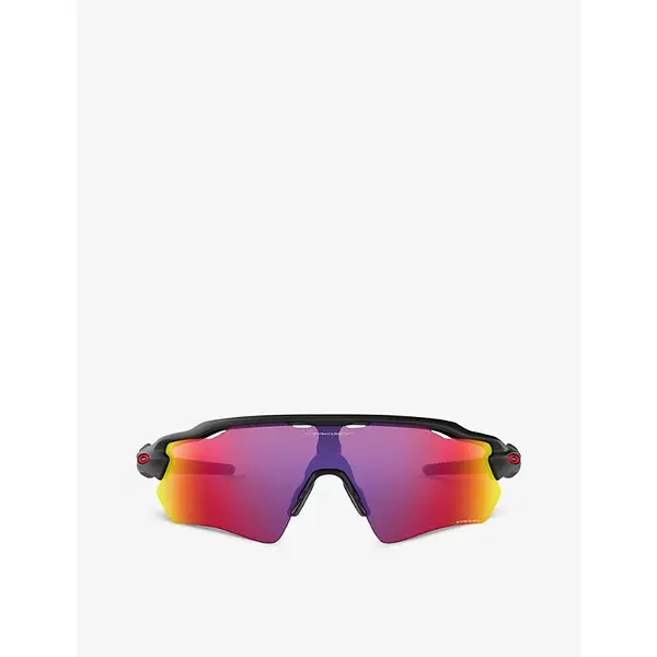 Oakley Oo9208 38 Radar Ev Path Shield-frame Acetate Sunglasses - Black