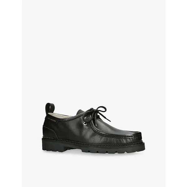 DUKE + DEXTER Moby Lace-up Leather Loafer Boots - Black