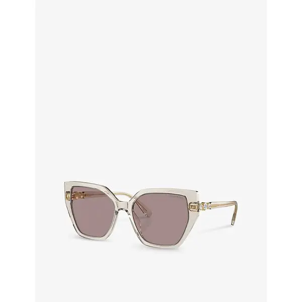 SWAROVSKI Irregular-frame Acetate Sunglasses