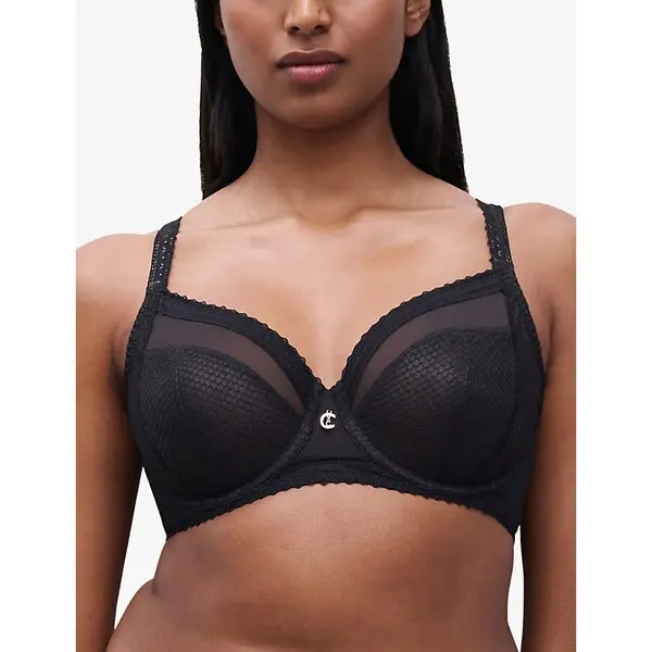Chantelle Romance Lace-trim Underwire Bra