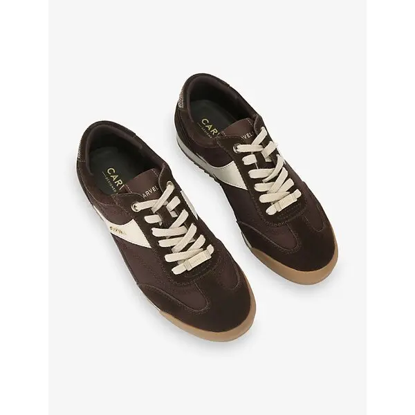 Carvela Costa Suede And Mesh Trainers - Brown