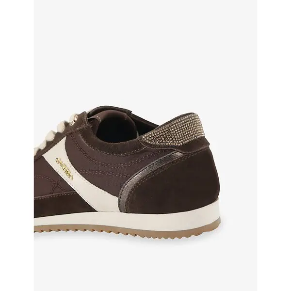 Carvela Costa Suede And Mesh Trainers - Brown