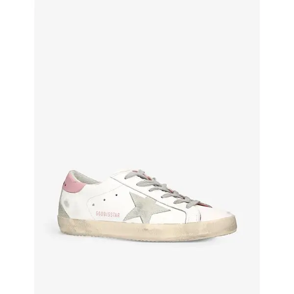 GOLDEN GOOSE Superstar Low-top Leather Trainers - White/comb