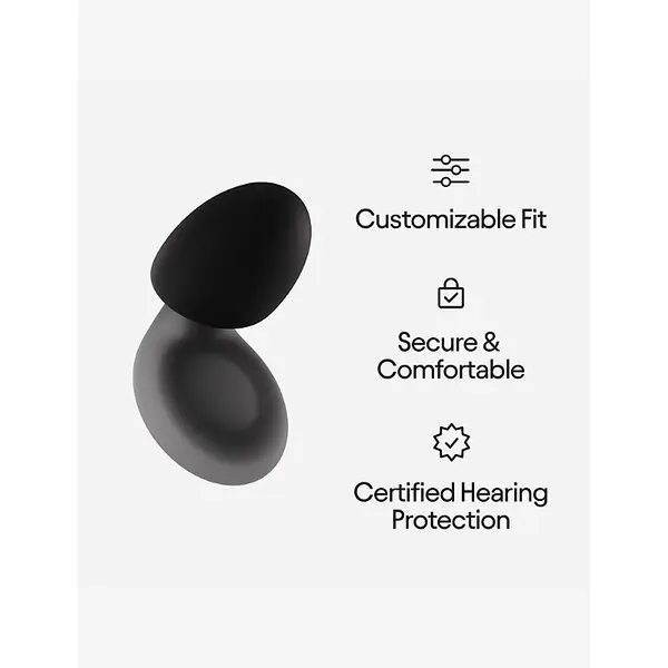 SMARTECH Loop Dream Earplugs For Sleep - Black