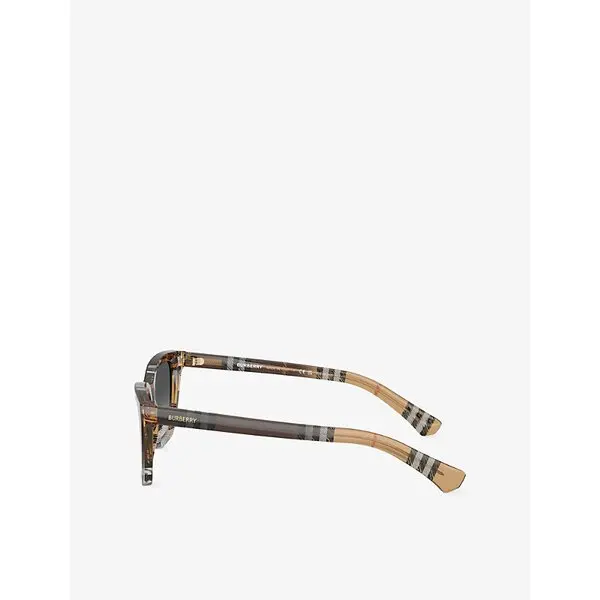 Burberry Be4468 Cat-eye Acetate Sunglasses - Brown