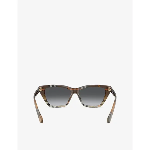 Burberry Be4468 Cat-eye Acetate Sunglasses - Brown