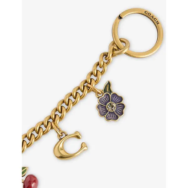COACH Motif Chain Bag Charm - Multi