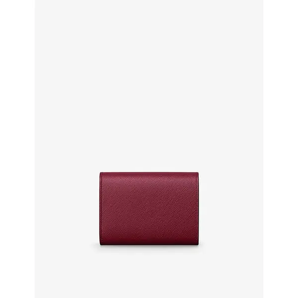 Cartier C De Mini Leather Wallet - Cherry