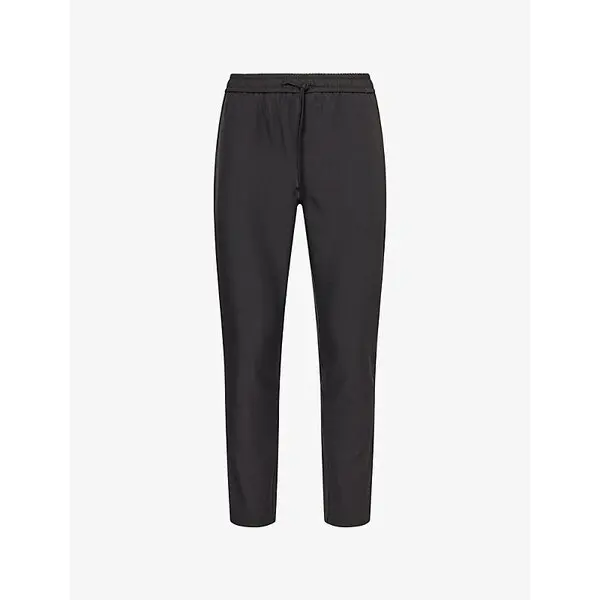 NOBL Hudson Drawstring Woven Trousers - Black