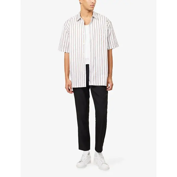 NOBL Hudson Drawstring Woven Trousers - Black