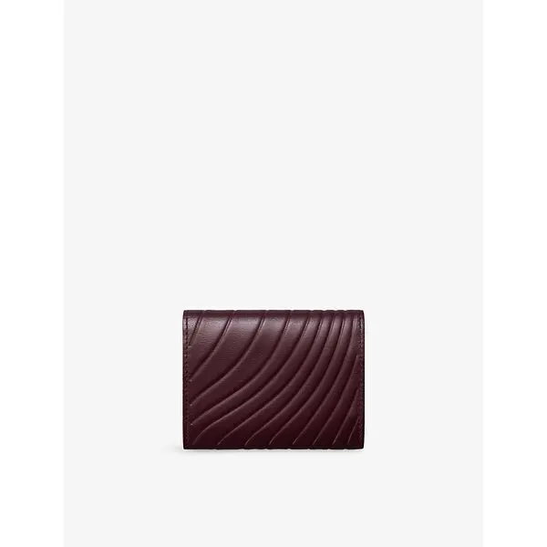 Cartier Panthère C De Mini Leather Wallet - Grape