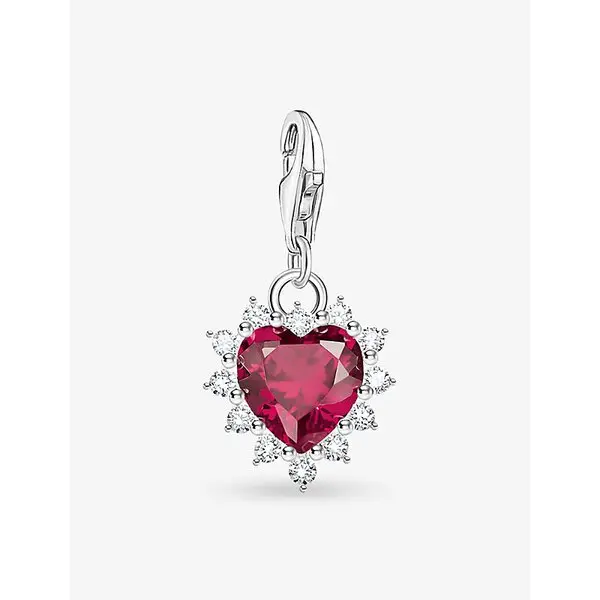 THOMAS SABO Heart Charm - Red