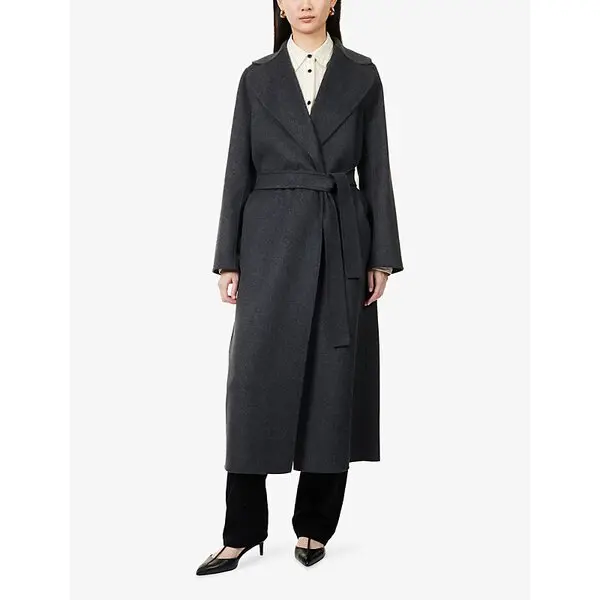 Max Mara Belted Virgin Wool Coat