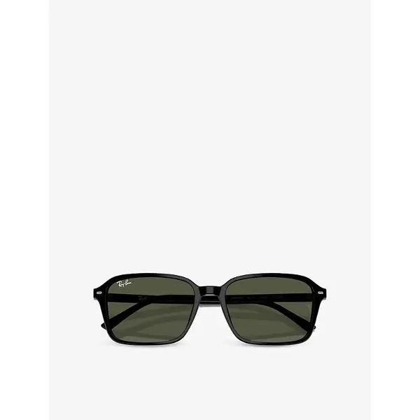Ray-ban Square-frame Acetate Sunglasses - Black