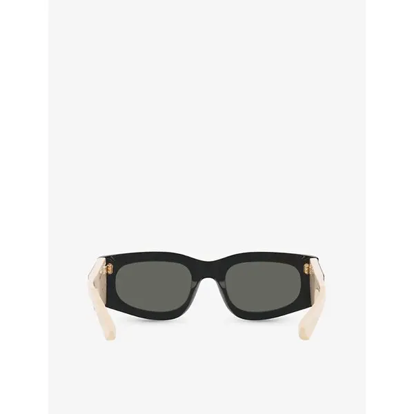 Gucci Square-shape Acetate Sunglasses - Black