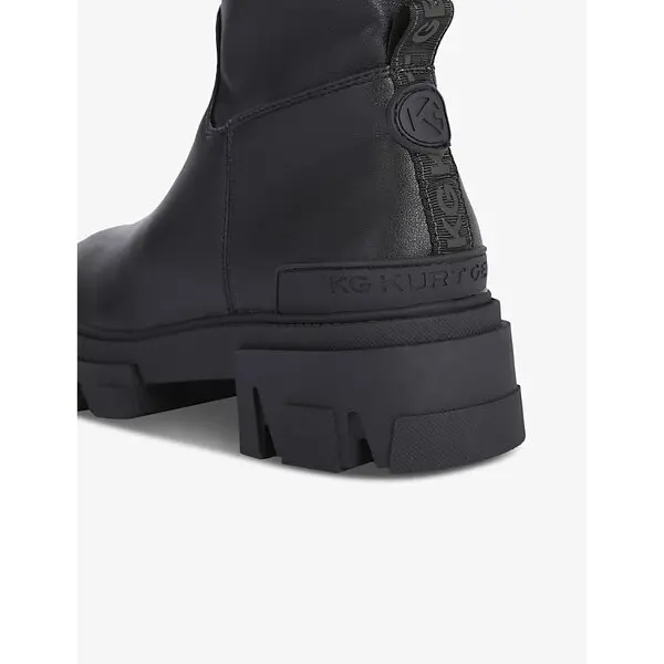 Kurt Geiger Trekker Sock2 Ankle-length Faux-leather Boots