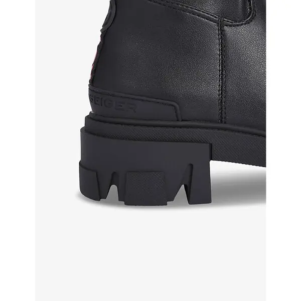 Kurt Geiger Trekker Sock2 Ankle-length Faux-leather Boots