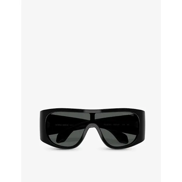 Giorgio Armani Rectangle Frame Acetate Sunglasses