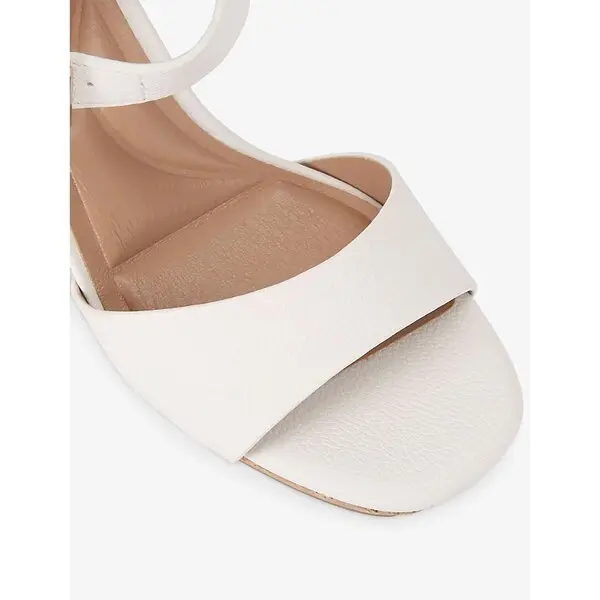 Carvela Sadie Stud-embellished Leather Wedge Sandals