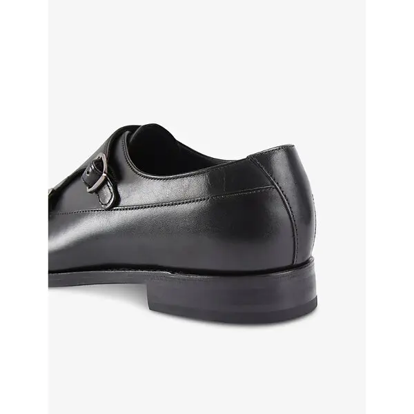 Kurt Geiger Sloane Leather Monk Strap Shoes