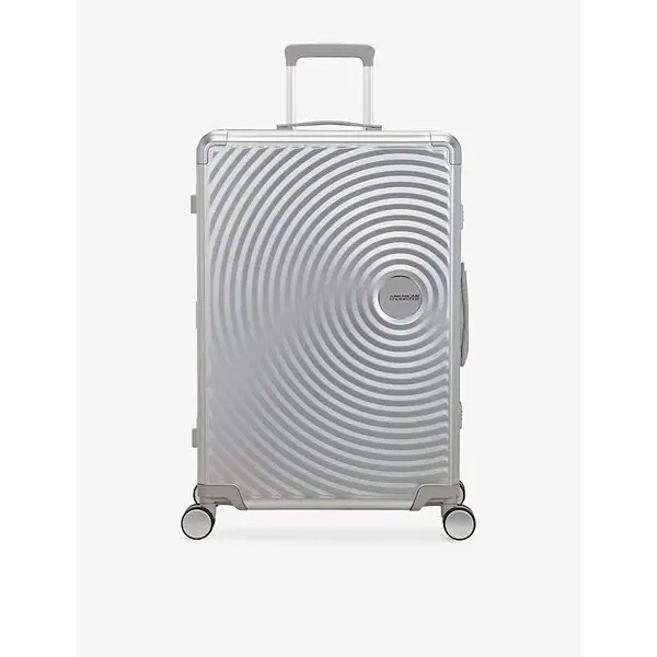 AMERICAN TOURISTER Soundbox Expandable Four-wheel Shell Suitcase 77cm - Silver