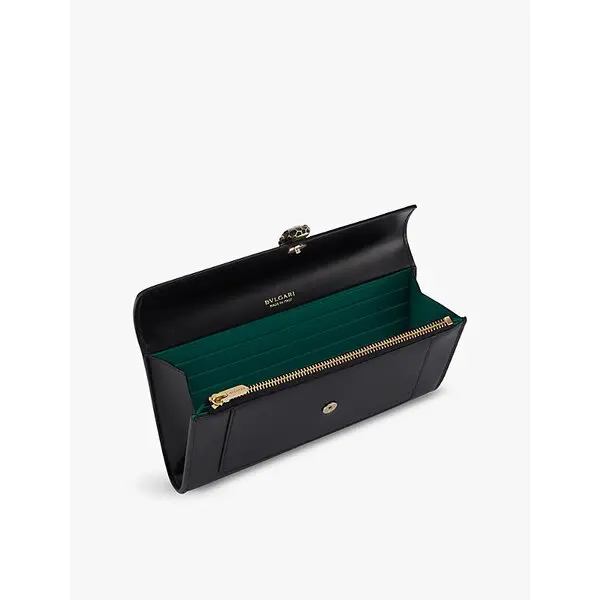 BVLGARI Serpenti Forever Large Leather Wallet
