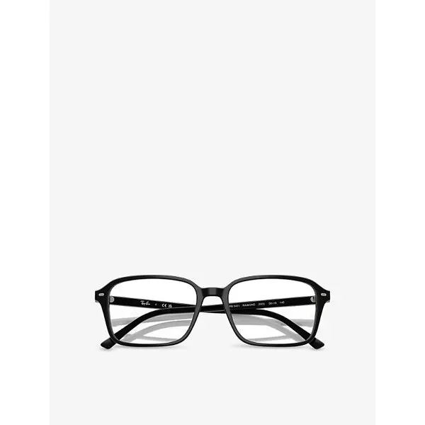 Ray-ban Raimond Square-frame Acetate Eyeglasses - Black