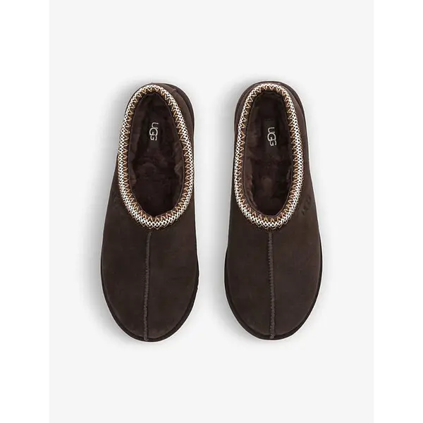 UGG Tasman Suede And Shearling Slippers - Brown/oth