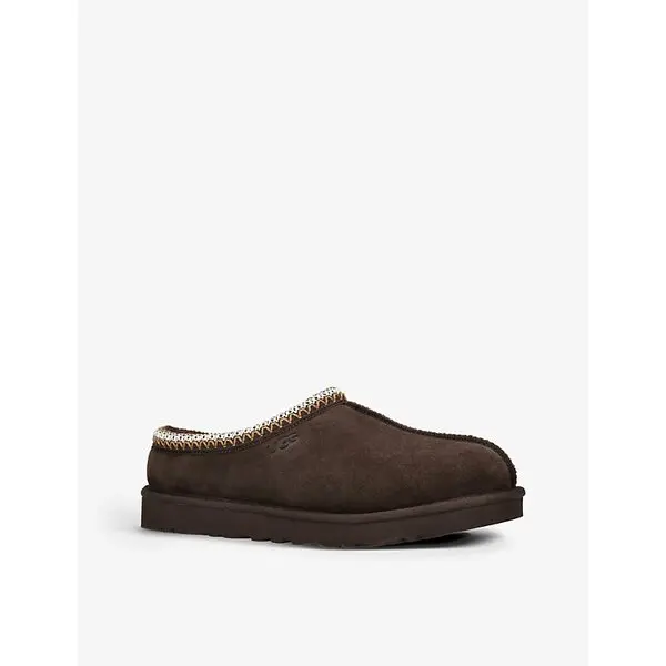 UGG Tasman Suede And Shearling Slippers - Brown/oth