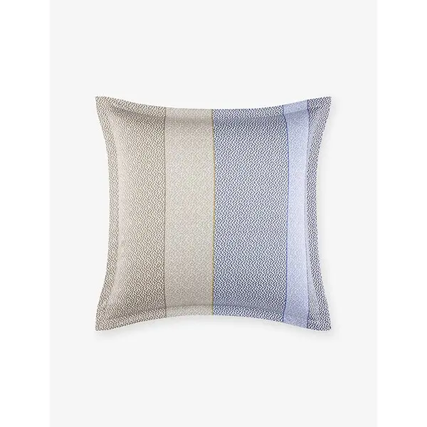 BOSS Alvorada Striped Cotton Pillowcase 65cm X 65cm - Multicoloured