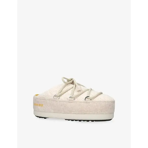 Moon Boot X Guest In Residence Evx Knit Mules - White
