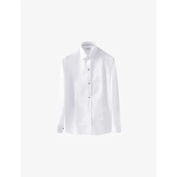 Eton Long-sleeved Super Slim-fit Cotton Shirt