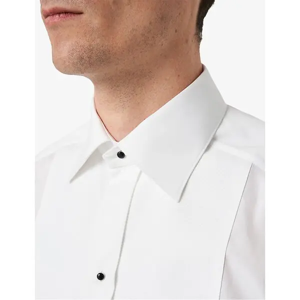 Eton Long-sleeved Super Slim-fit Cotton Shirt