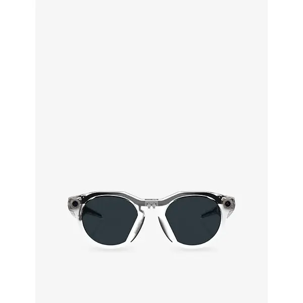 OAKLEY META Hstn Round-frame Meta Ai Glasses - Clear