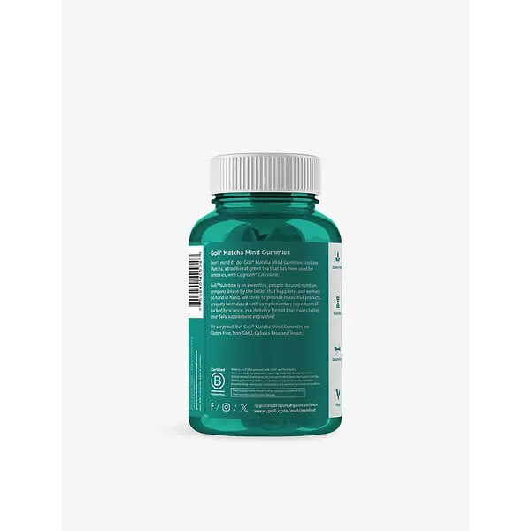 GOLI NUTRITION Matcha Mind Gummies Pack Of 60 291g