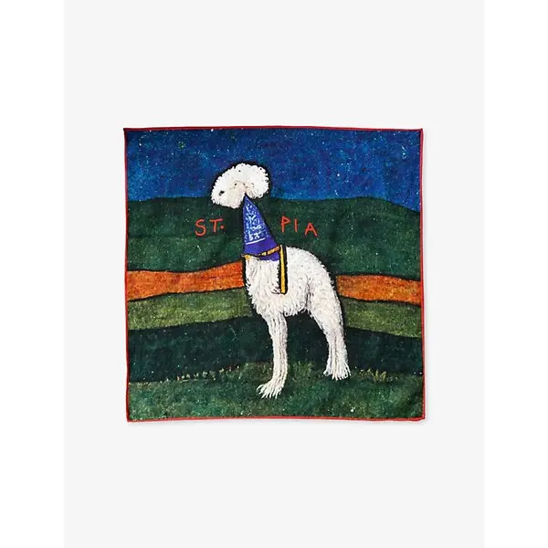 ST.PIA Party Large Cotton Pet And Human Bandana - One-color