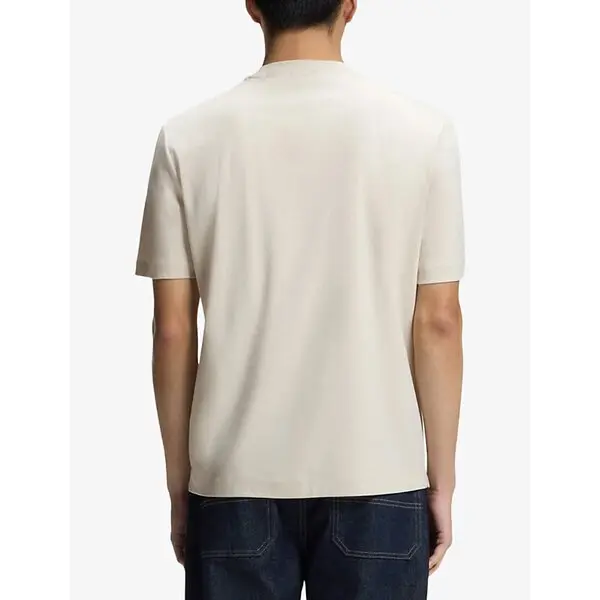 BOSS Double-b Logo Mercerised Cotton T-shirt