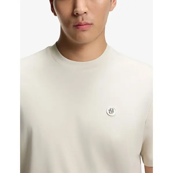 BOSS Double-b Logo Mercerised Cotton T-shirt