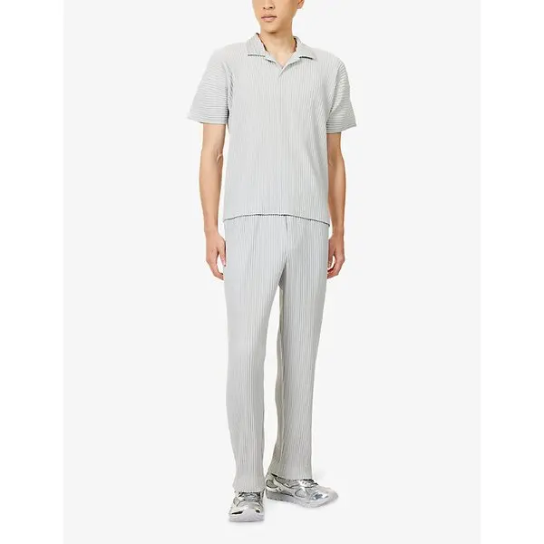 Issey Miyake Basics Pleated Knitted Trousers