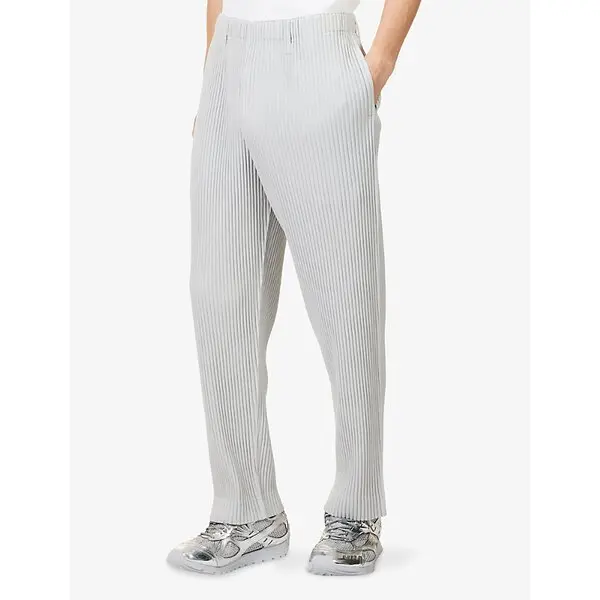 Issey Miyake Basics Pleated Knitted Trousers
