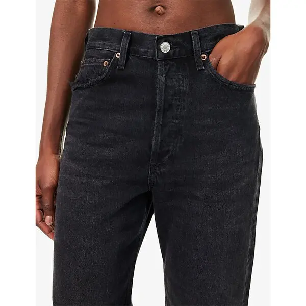 AGOLDE 90's Mid-rise Loose-fit Denim Jeans - Tar
