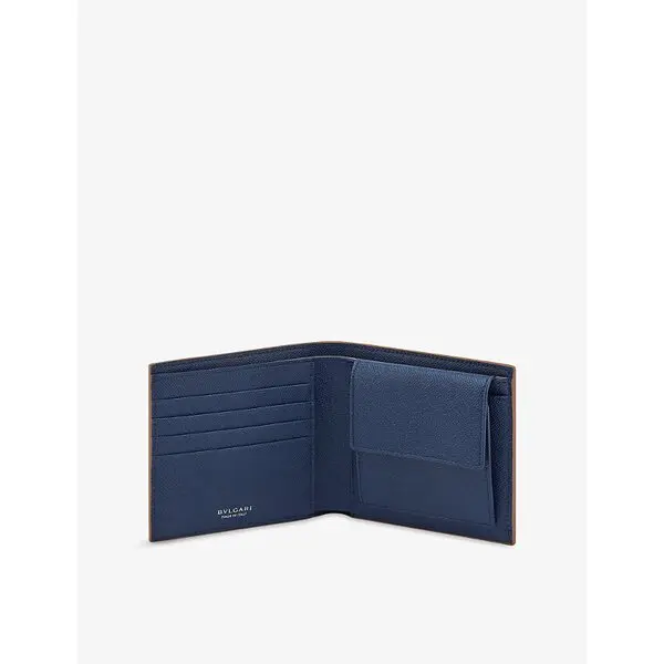 BVLGARI Leather Wallet - Brown