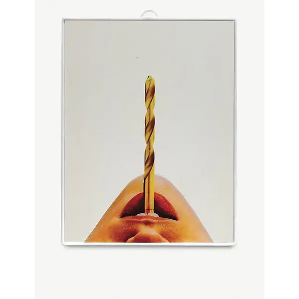 SELETTI Toiletpaper Plastic And Glass Drill Mirror - None
