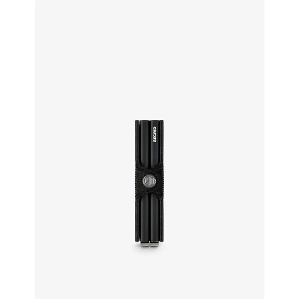 SECRID Twinwallet Crisple Leather Cardholder - Black